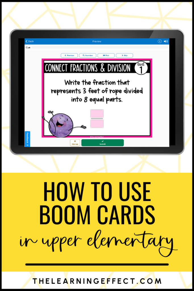 How to Use Boom Cards in Upper Elementary