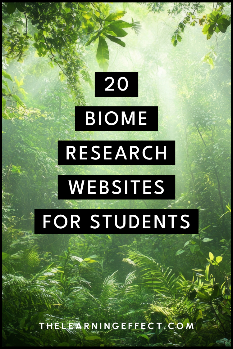 20 Biome Research Websites for Upper Elementary Students