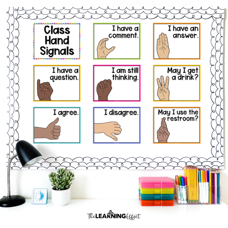 The Power of Classroom Hand Signals