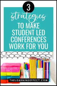 How to Make Student-Led Conferences Work: 3 Proven Strategies for Upper ...
