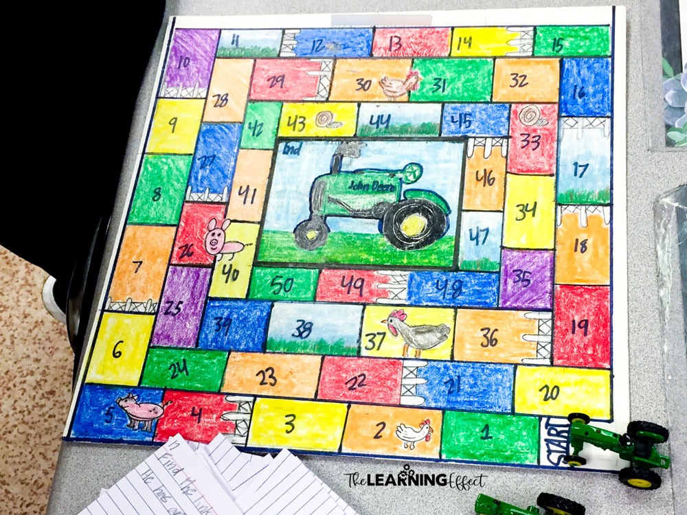 Create Your Own Board Game: A Fun End of the Year Activity