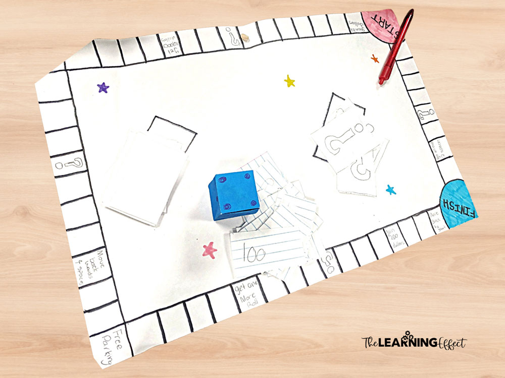 Create Your Own Board Game: A Fun End of the Year Activity
