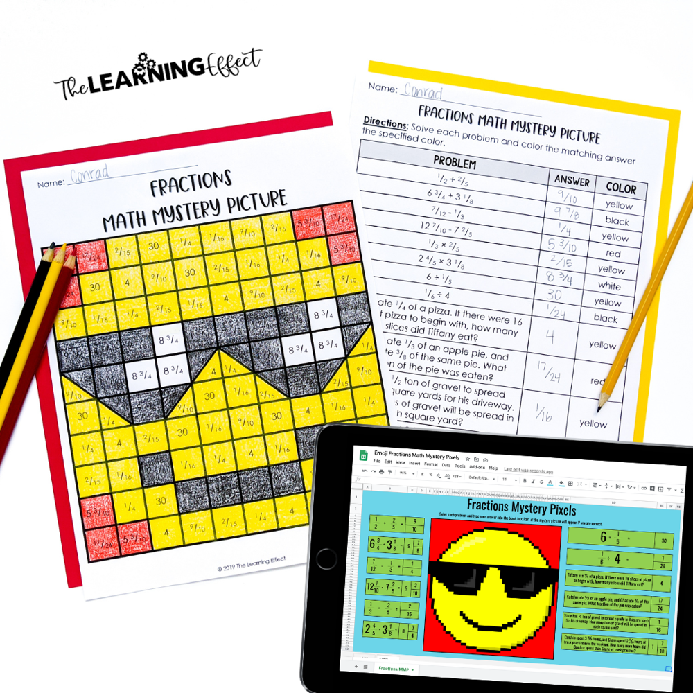 3 Ways To Use Math Mystery Pictures for Skill Practice