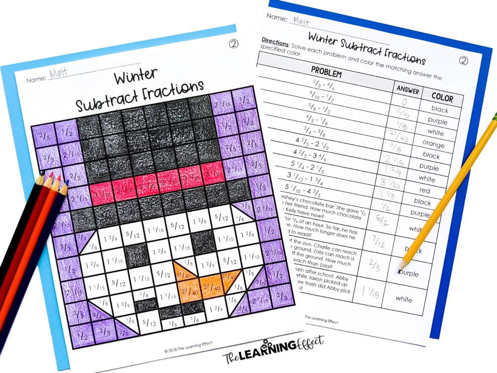 3 Ways To Use Math Mystery Pictures for Skill Practice